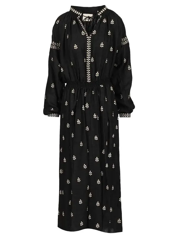 Isabel Marant Étoile Tussar Silk Dress - Black