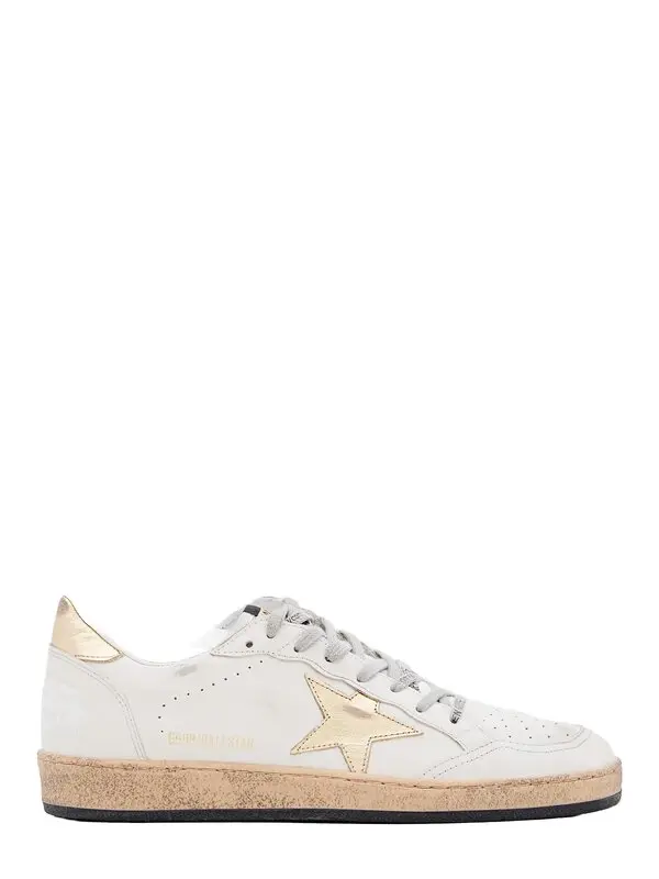 GOLDEN GOOSE Ballstar Leather Sneakers - Multicolor