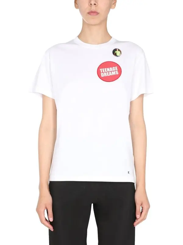 Raf Simons Teenage Dreams Short Sleeve T-shirt - White