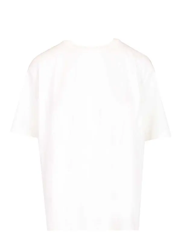 Jacquemus Cotton And Silk T-shirt - White