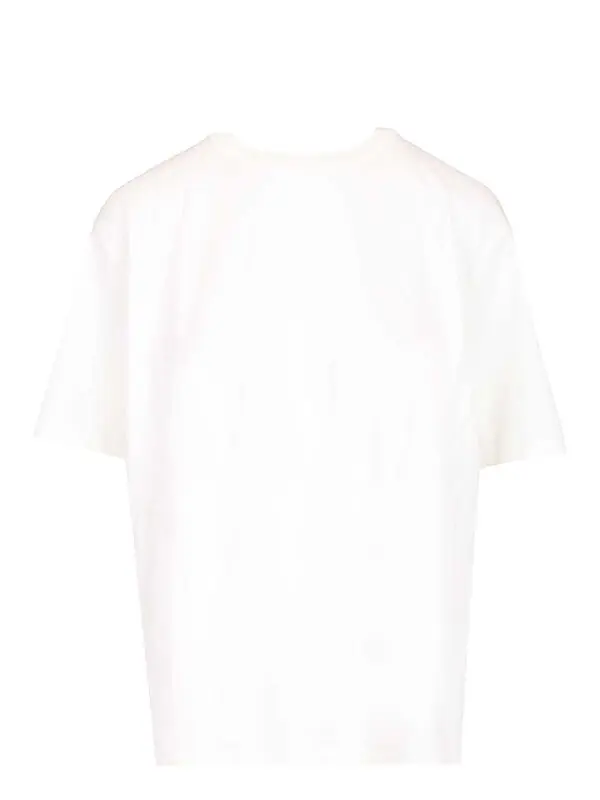 Jacquemus Cotton And Silk T-shirt - White
