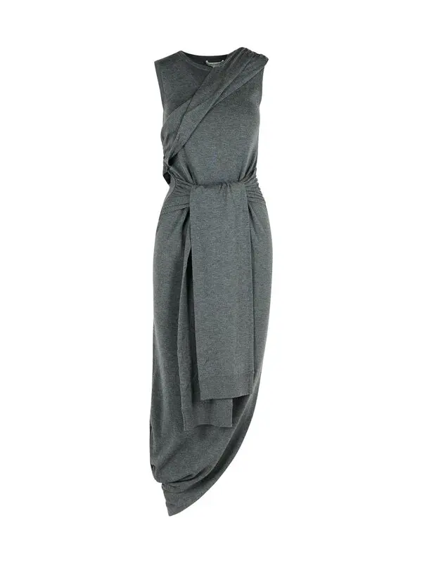 JW Anderson Grey Wool Blend Dress - Gray