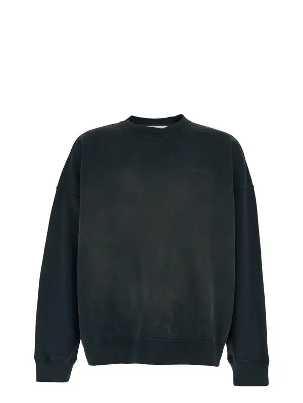 GOLDEN GOOSE Cotton Logo Crewneck Sweatshirt - Multicolor