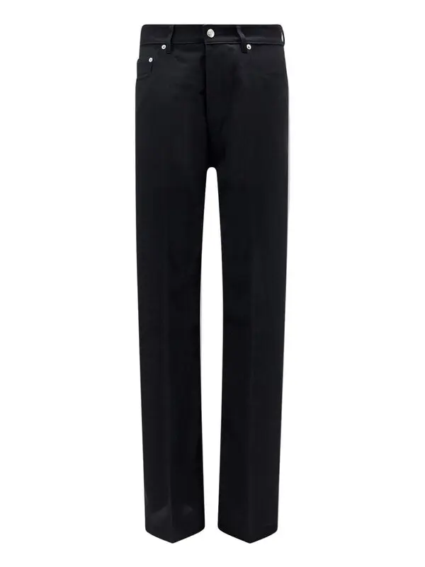 Rick Owens Geth Jeans Wool Trousers - Black