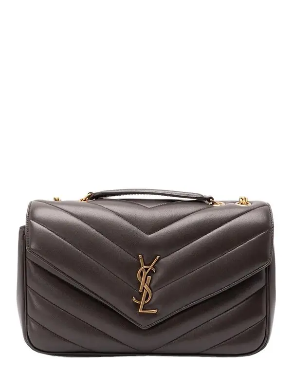 Saint Laurent Loulou Medium Bag - Gray