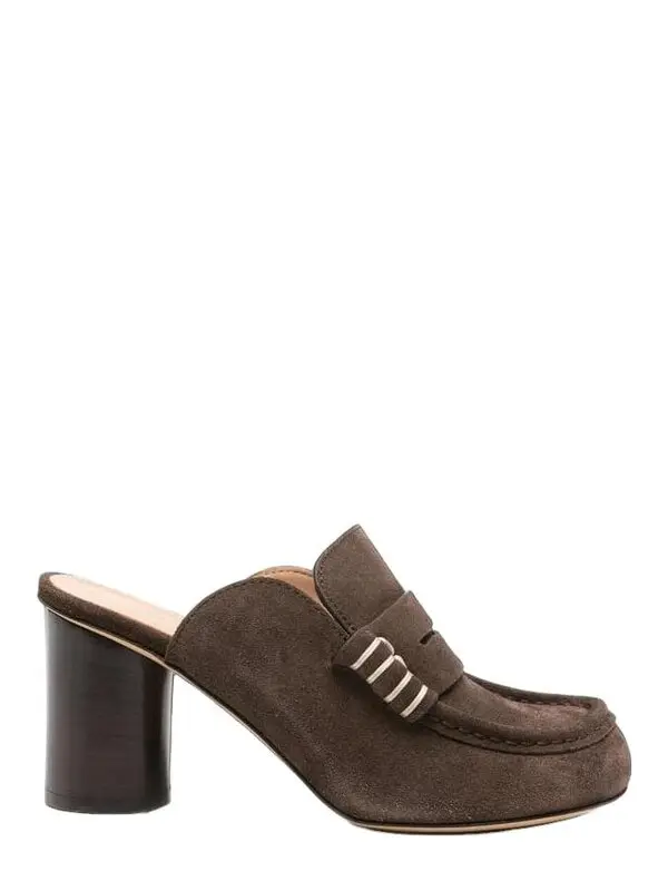 JW Anderson Suede Slip-on Loafers - Brown