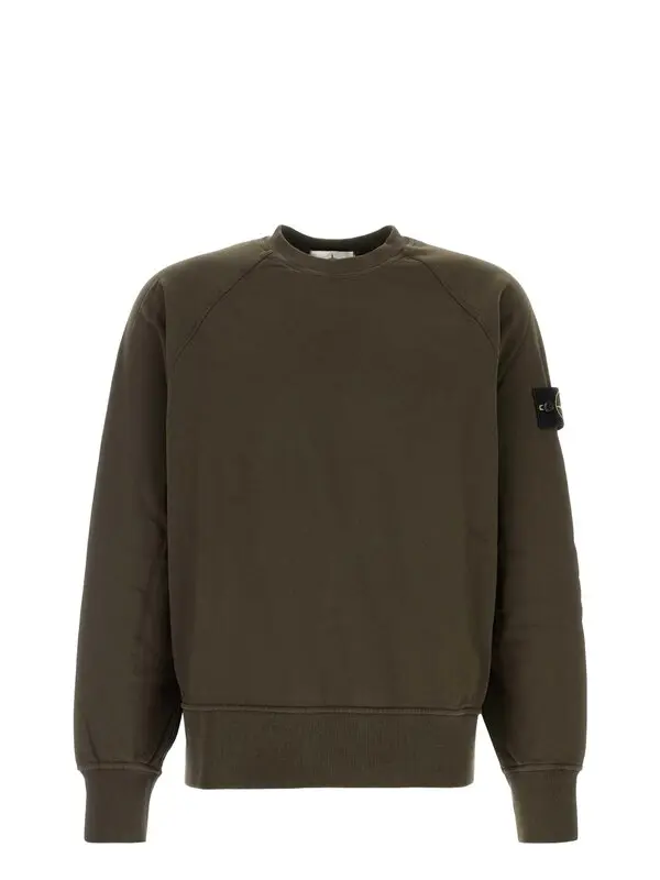 Stone Island Cotton Sweatshirt - Green