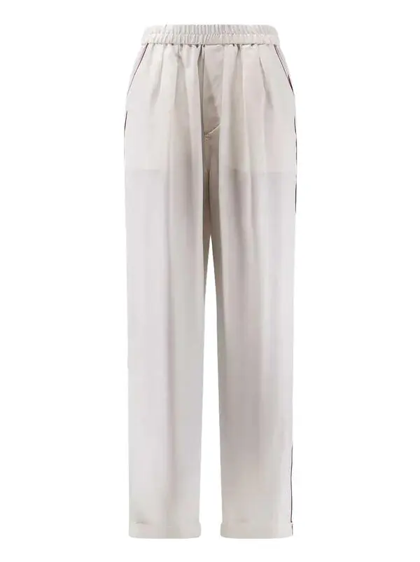 TOM FORD Silk Trousers - Multicolor