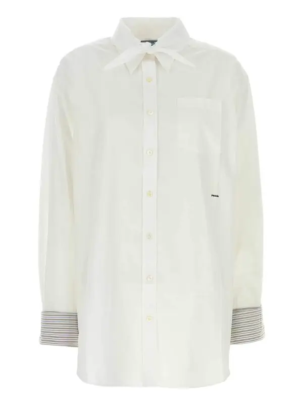 Prada Poplin Shirt - White