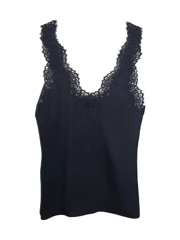 Stella McCartney Lace-trimmed Top - Black