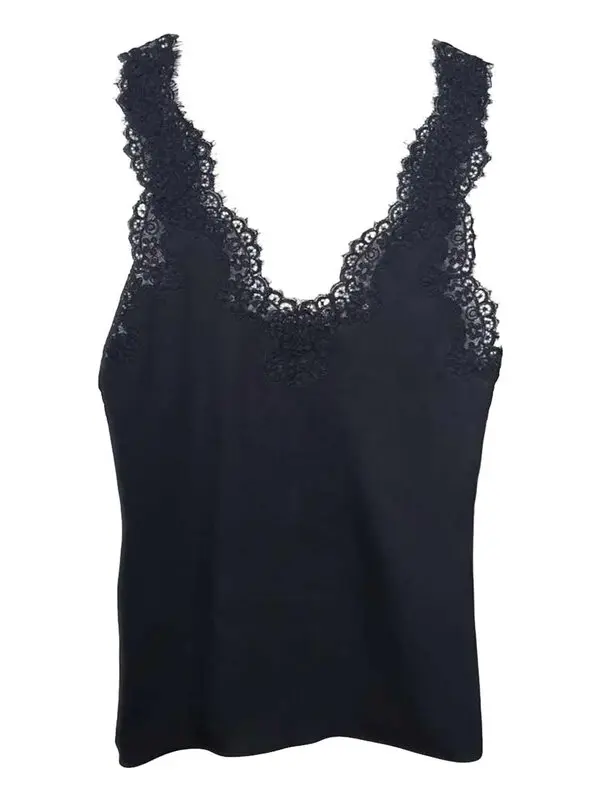 Stella McCartney Lace-trimmed Top - Black