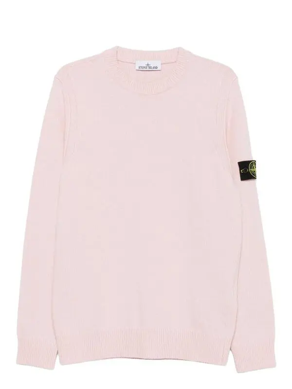Stone Island Crew Neck Pullover - Pink