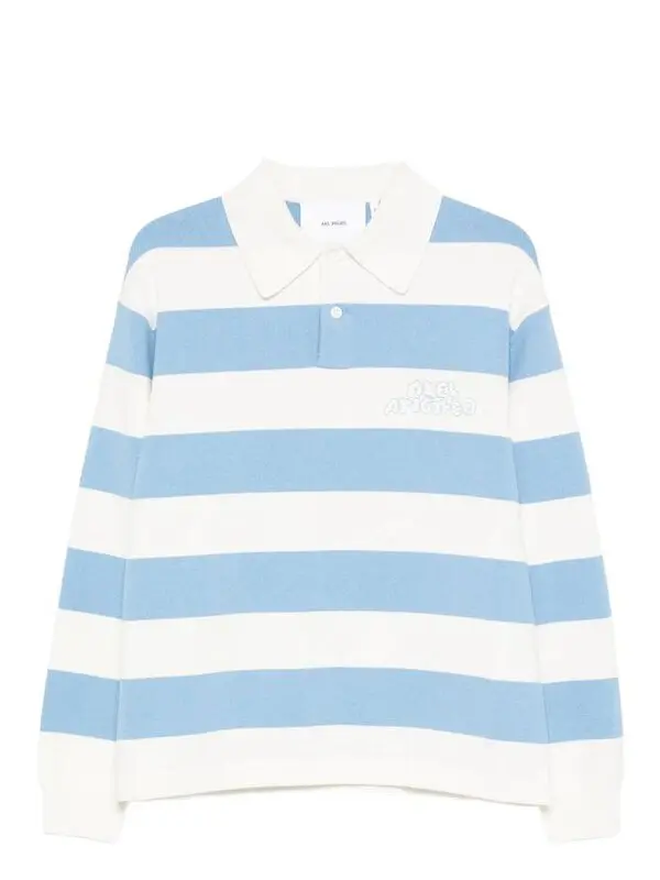 Axel Arigato Striped Knitwear Jumper - Blue