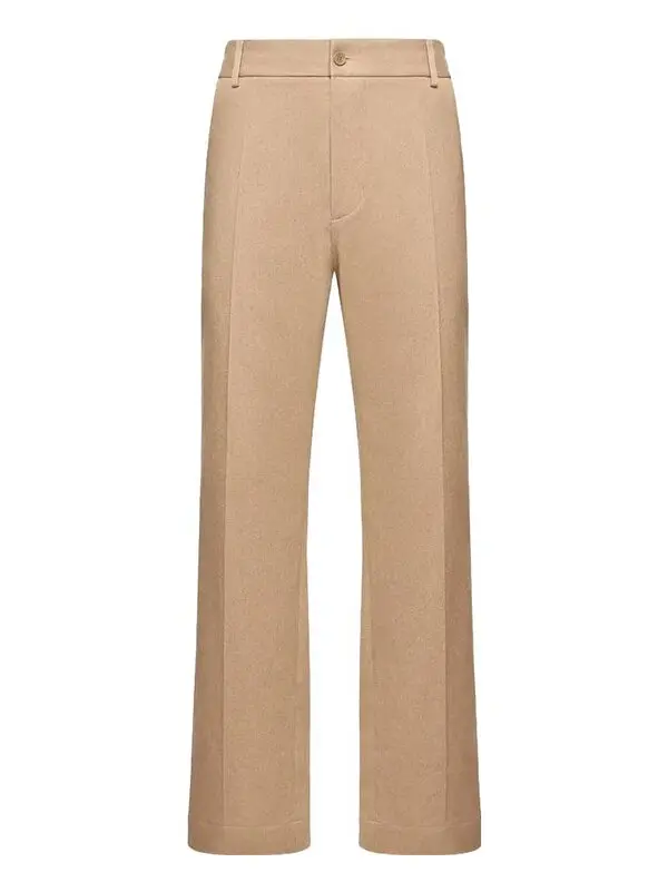 Moncler Sartorial Cotton Trousers - Cream