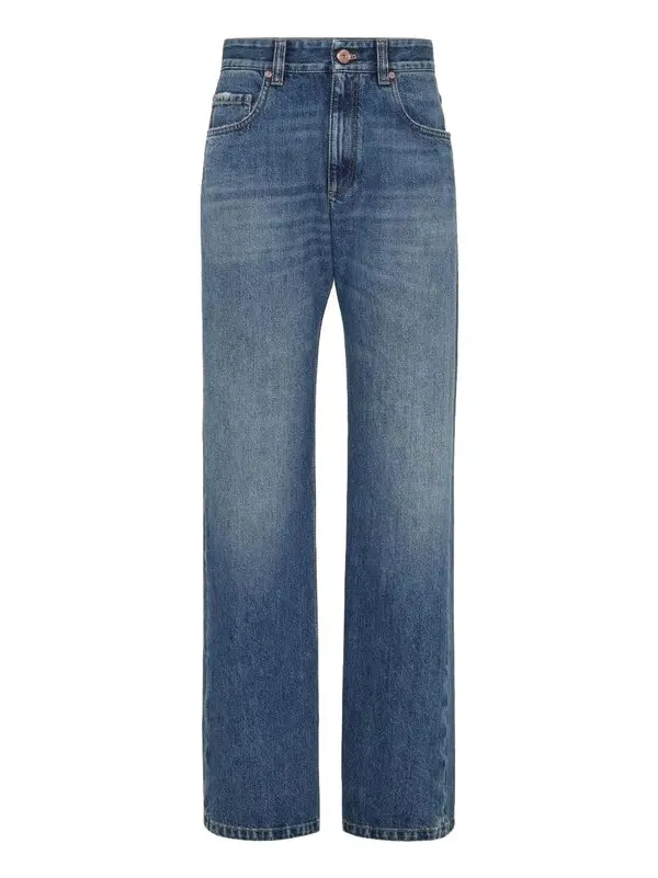 Brunello Cucinelli Cotton Jeans - Blue