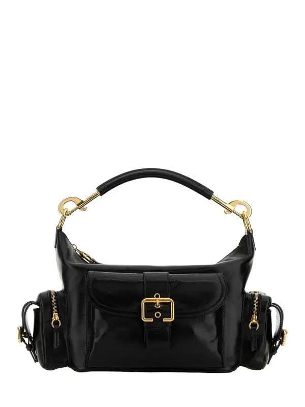 Chloé Leather Camera Bag Handbag - Black
