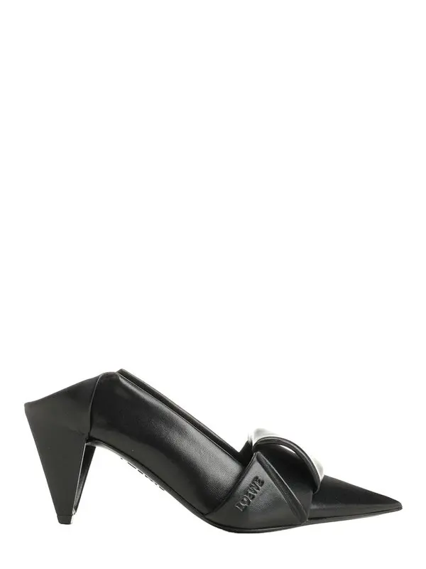 Loewe Origami Flap Back Pump 70 - Black
