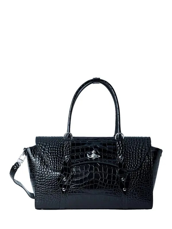 VIVIENNE WESTWOOD Medium Bettina Handbag - Black