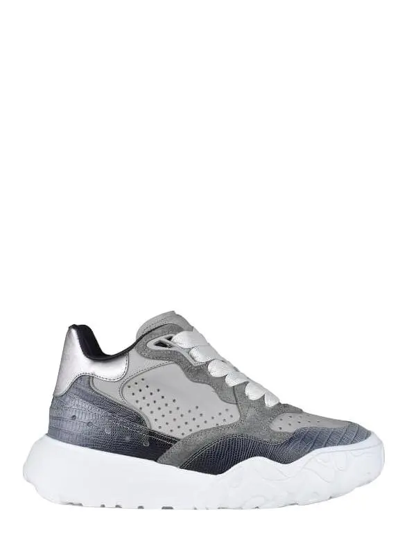 Alexander McQueen Court Trainers Sneakers - Gray