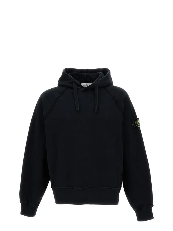 Stone Island Hooded Cotton Sweatshirt - Multicolor