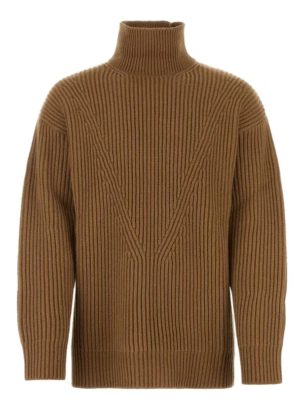 JIL SANDER Wool Sweater - Brown