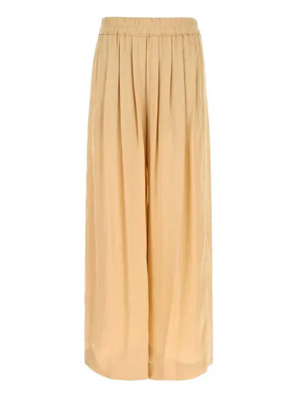 Isabel Marant Étoile Peach Satin Nolia Wide-leg Pant - Orange
