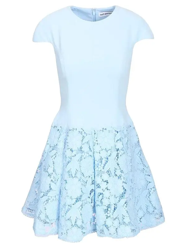 SELF-PORTRAIT Mini Dress - Blue