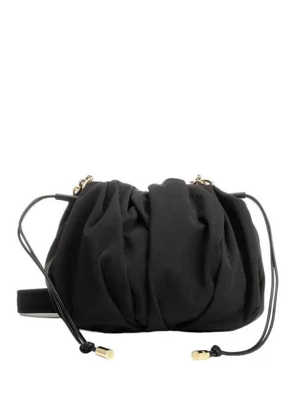 Chloé Plisse Shoulder Bag - Black
