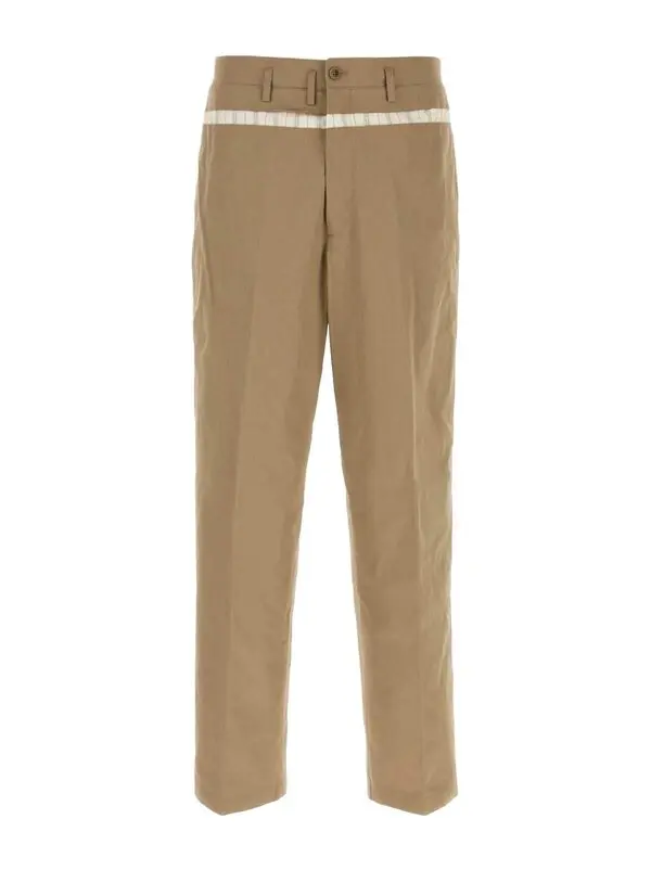 MAISON MARGIELA Camel Cotton Pant - Brown