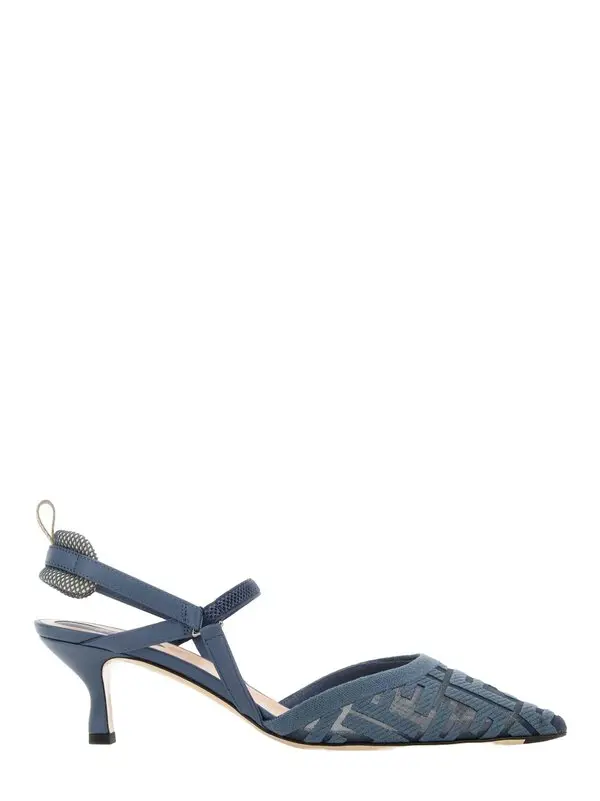 Fendi Mesh Colibrã¬ Lite Pumps - Blue
