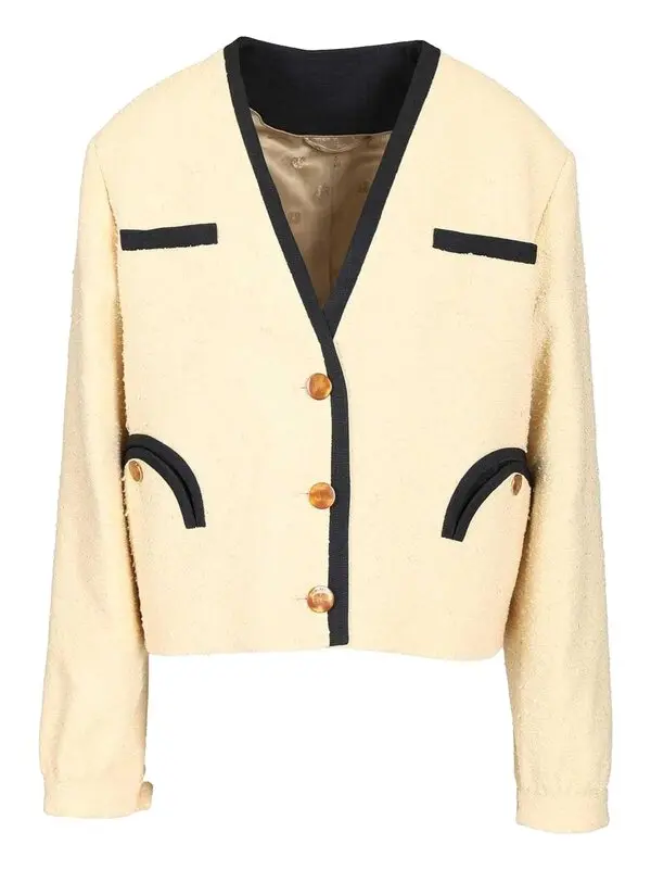 BLAZÉ MILANO Orinda Bolero Jacket - White