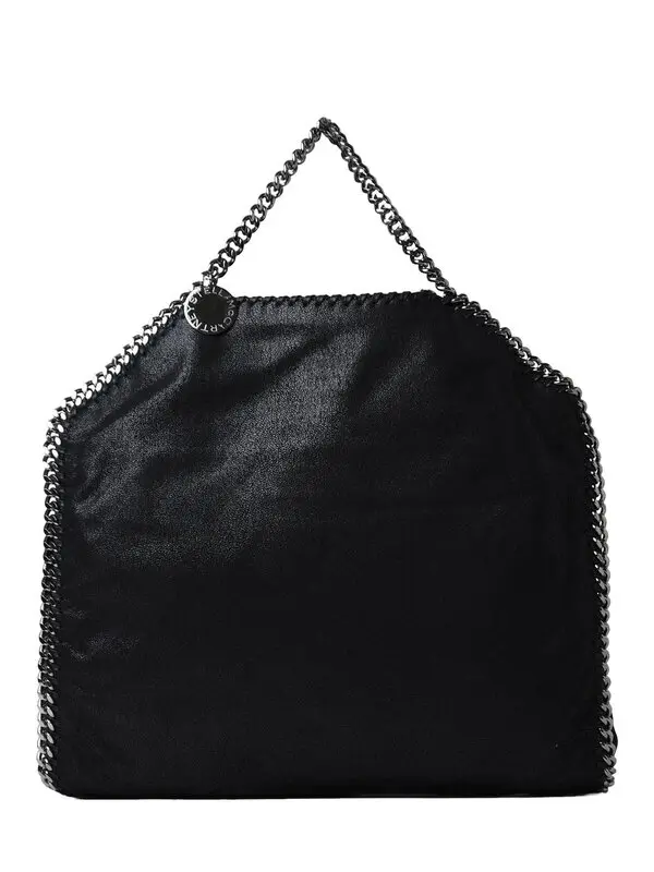 Stella McCartney Polyester Falabella 3 Chain Handbag - Black