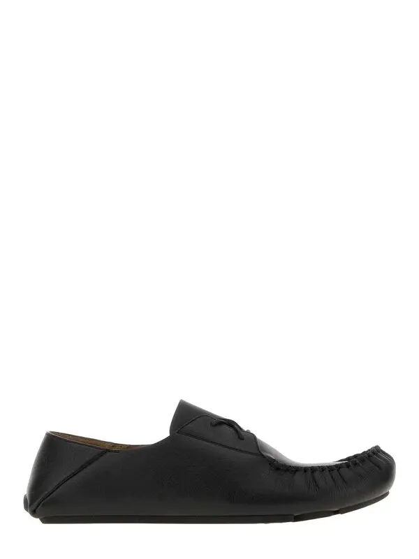 Loewe Leather Rambla Loafers - Black