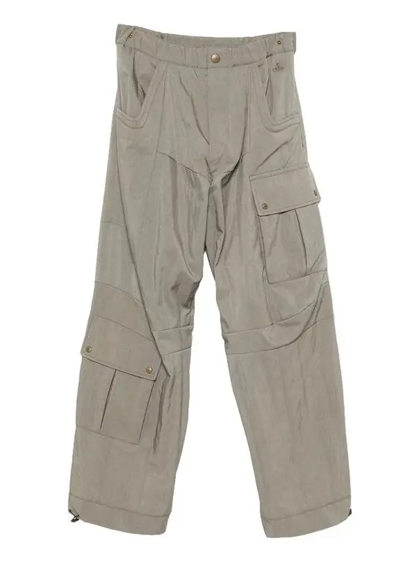 VIVIENNE WESTWOOD Grey Trousers Wide-leg Trousers - Gray