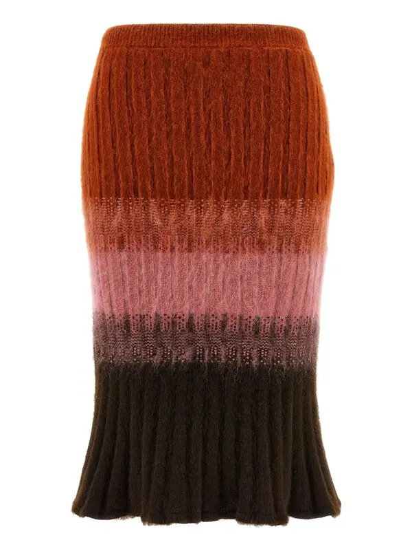 Fendi Wool Skirt - Multicolor