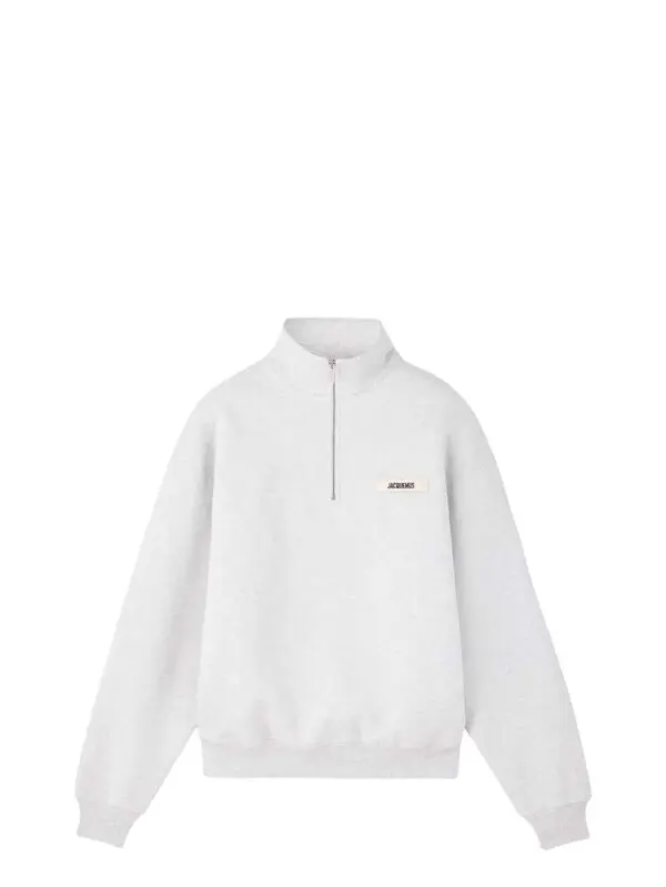 Jacquemus Half-zip Sweatshirt - Gray