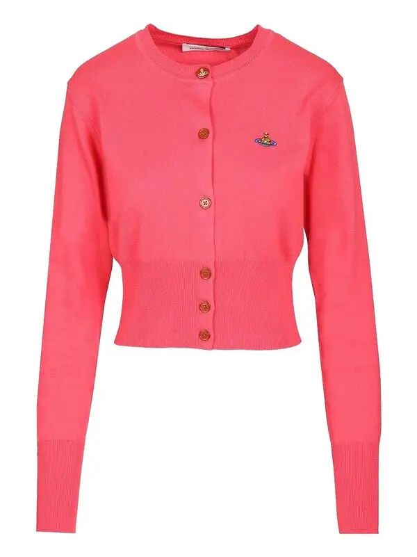 VIVIENNE WESTWOOD Bea Cropped Cardigan - Red