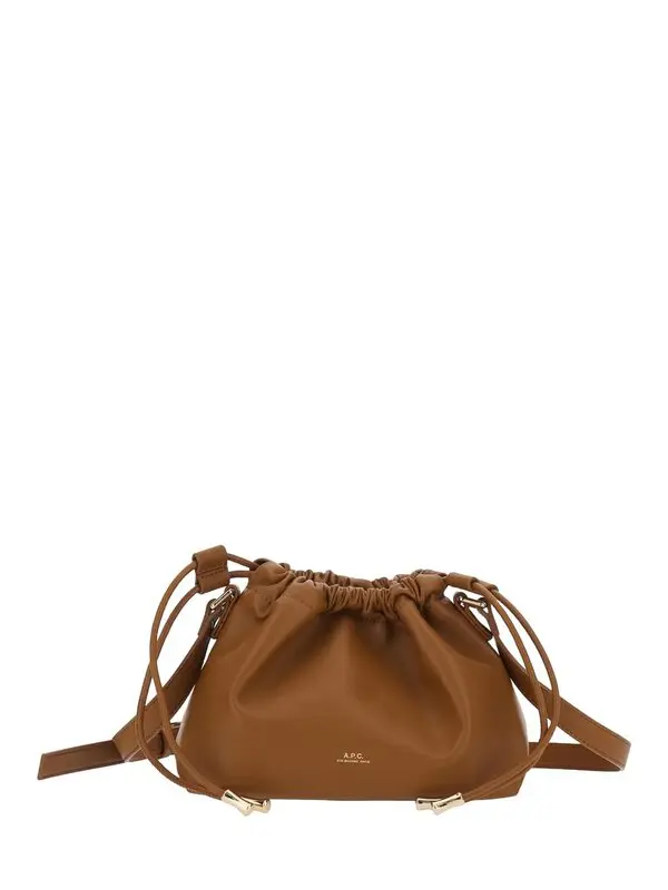 A.p.c. Ninon Mini Cross Body Bag - Brown