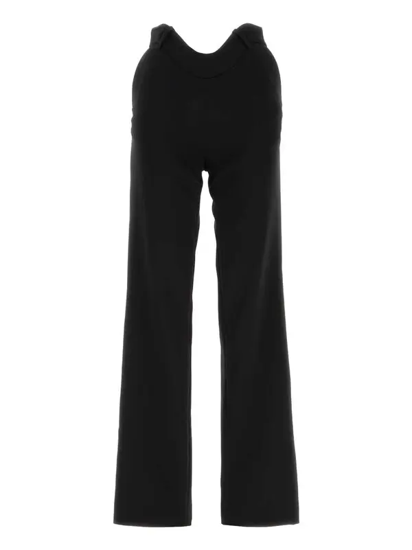 JEAN PAUL GAULTIER Stretch Gabardine Pant - Black