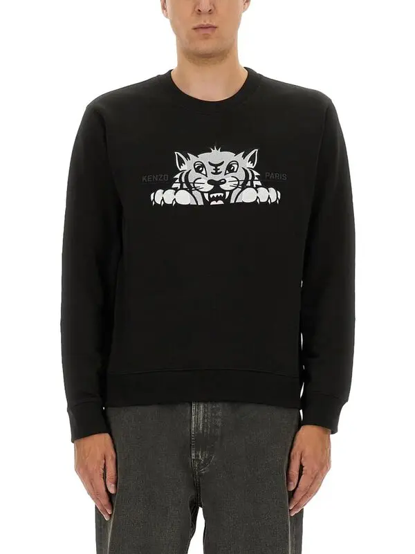 Kenzo Silm Fit Sweatshirt - Black