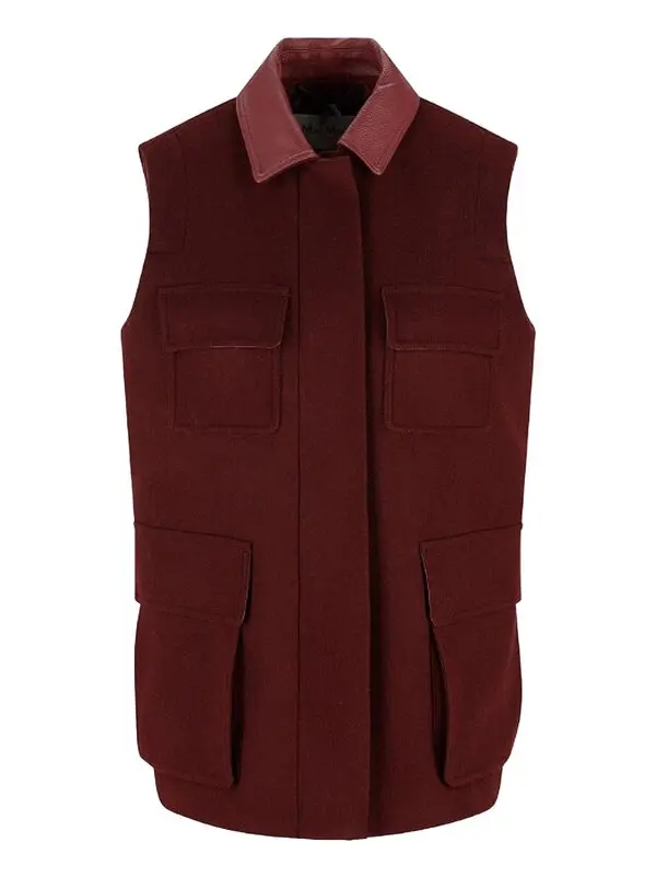 Max Mara Aeroso Wool, Alpaca And Cashmere Sleeveless Coat - Multicolor