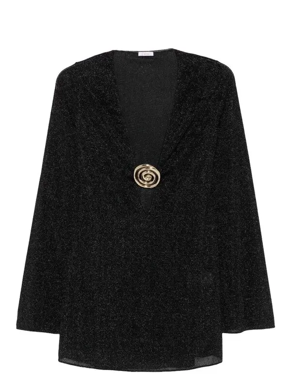 Oseree Lumière Spira Kaftan - Black