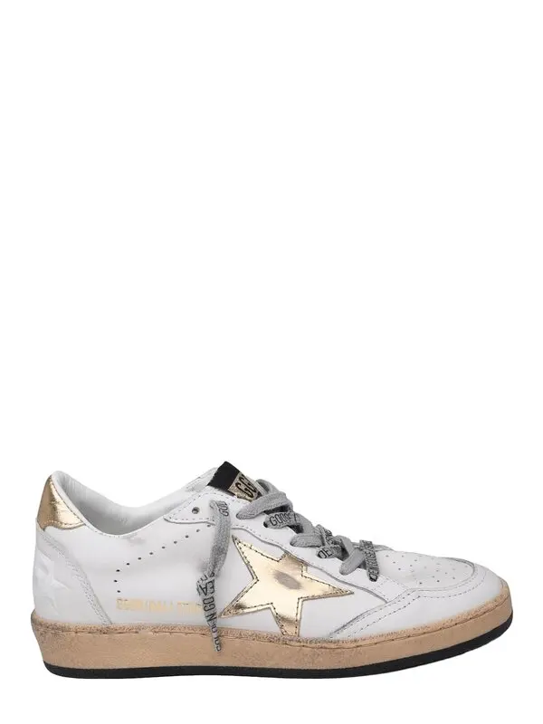 GOLDEN GOOSE Superstar Sneakers In Leather - White