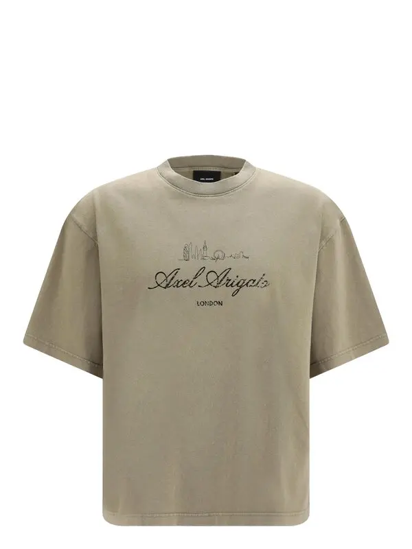 Axel Arigato Ldn Washed Sky T-shirt - Green