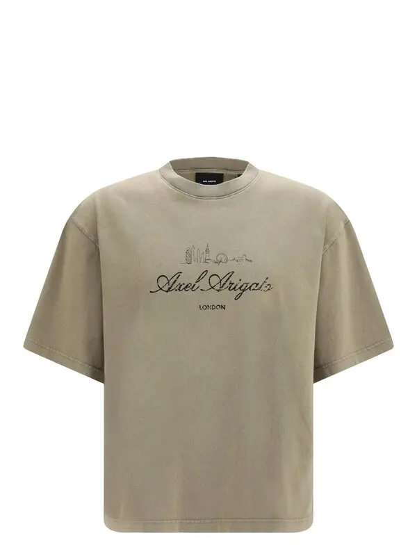 Axel Arigato Ldn Washed Sky T-shirt - Green