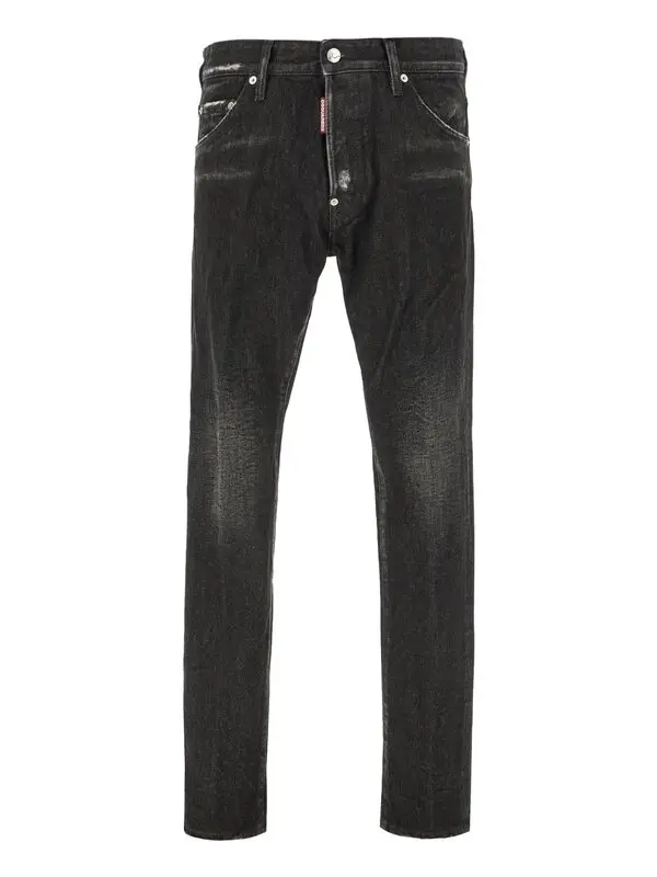 Dsquared2 Distressed Straight Leg Jeans - Multicolor