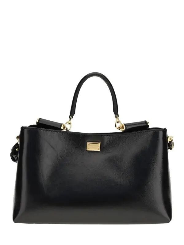 Dolce & Gabbana Vittoria Medium Handbag - Black