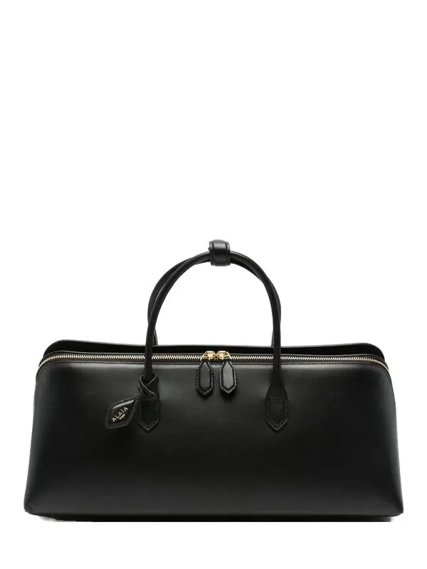 Alaïa Calf Leather Tote Bag - Black