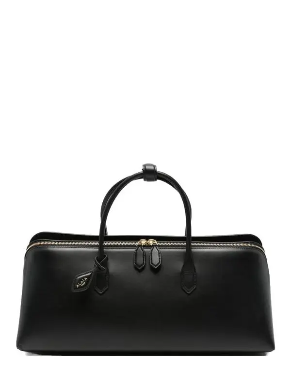 Alaïa Calf Leather Tote Bag - Black