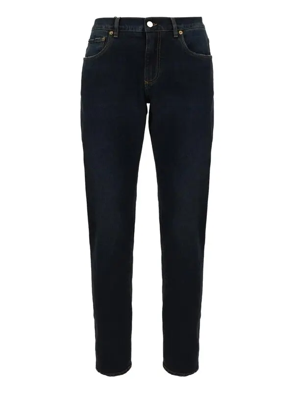 Dolce & Gabbana Straight Leg Jeans - Multicolor